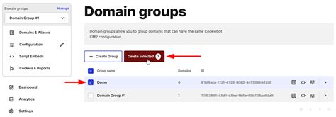 How Can I Delete A Domain Group Cookiebot Support