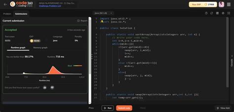 Sahil Agarwal On Linkedin Codingninjas Ninjaslayground Java Problemsolving