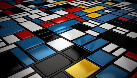 Premium Photo A Pattern Of Colored Cubes