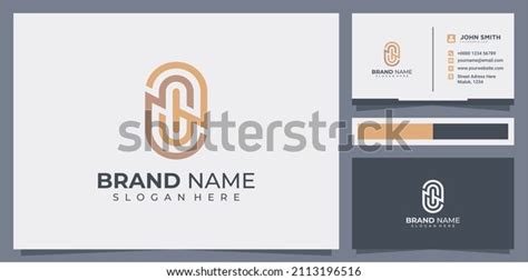 Letter C Line Circle Logo Design Stock Vector Royalty Free 2113196516