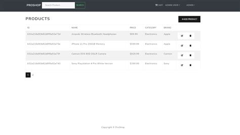 GitHub Bachir Ahmed Rachid Proshop E Commerce App E Commerce Web Application Built Using The