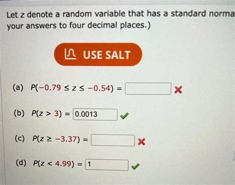 [answered] let z denote a random variable that has a standard norma