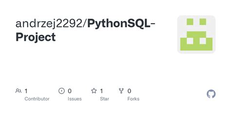 Github Andrzej2292pythonsql Project