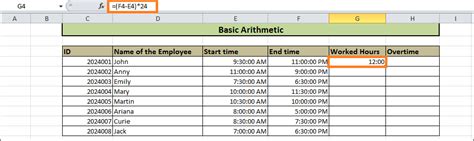 Overtime Calculation In Excel Over Eight Hours Tpoint Tech