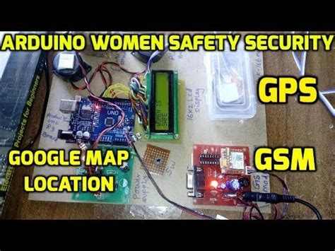 SVSEMBEDDED Arduino Based Women Safety Security System Using GSM And