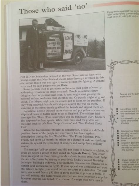Conscientious Objectors Y8 Dgt Mhc