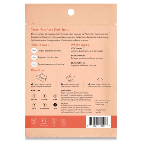 Rael Patch Boutons Hydrocolloïde Microcristal Vitamin C Niacinamide