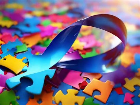 Premium Photo Autism Day Colorful Background Design Best Quality
