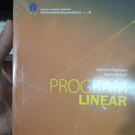 Jual Buku Program Linear Shopee Indonesia