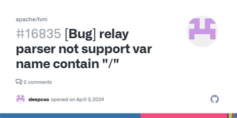 [bug] relay parser not support var name contain · issue 16835