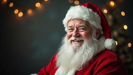Santa Claus Smiling Background Claus Smiling Smiling Santa Background