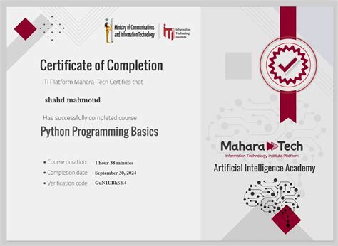 shahd mahmoud on linkedin python mahara tech programming 10 comments
