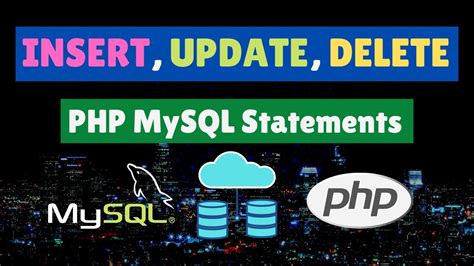 How To Insert Update And Delete Data In Mysql Database Insert Data Using Php Mysqli Youtube