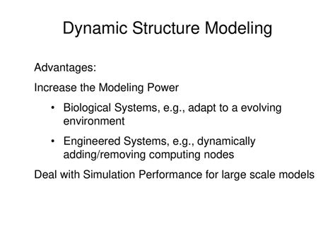 Dynamic Structure Modeling Ppt Download