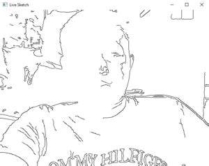 Live Sketch OpenCV Python With Source Code VIDEO