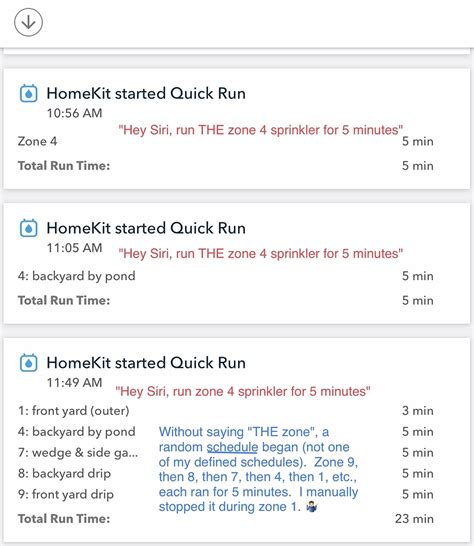 Siri Command Syntax Peculiarity Smart Home And Api Rachio Community
