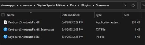 Skyrim Keyboard Functions