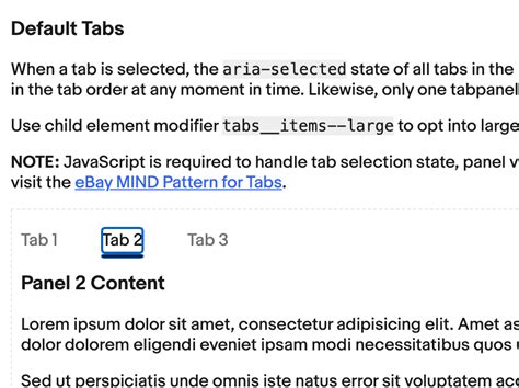 Bug Tabs Focus Active Indicator Conflict Issue 1916 EBay Skin GitHub