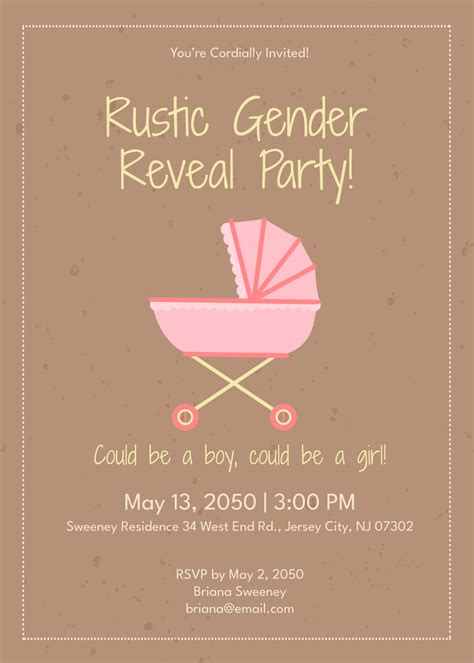 Free Gender Reveal Templates To Edit Online