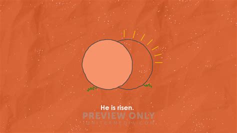 He Is Risen Title Graphics Church Visuals