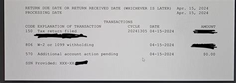 570 Code Yesterdays Update On Transcript Cycle 1305 Rirs