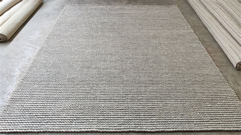 Eve Holt 8x10 Ivory And Grey Striped Handwoven Rug Banana Manor Rug Factory Outlet