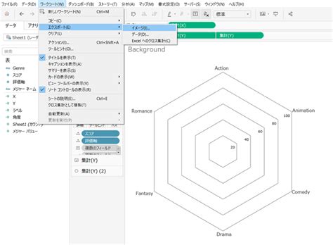 Tableauでレーダーチャートを作ってみた Truestar Blog