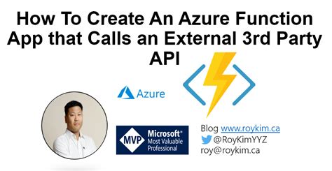 How To Create An Azure Function App That Calls An External 3rd Party