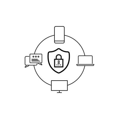 Comprehensive Cyber Security Fill Icons Data Protection Spam Antivirus Password Privacy And