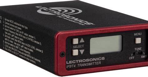 lectrosonics ifbt4 vhf frequency agile ifb transmitter ifbt4 vhf