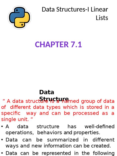 7 1 Data Structures I Linear Lists Pdf Queue Abstract Data Type Computer Programming