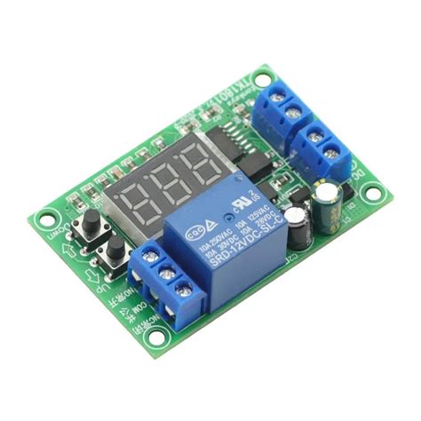 Dc 12v Display Delay Timing Relay Module Timer Relay Board 1 999 Seconds For Arduino