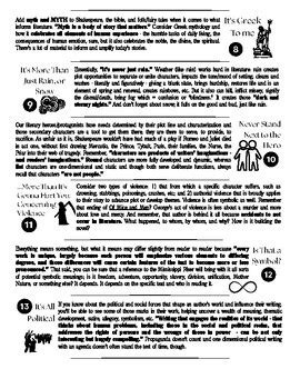 Babe Quick Reference Guide For How To Read Literature Like A Professor