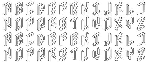 3D Isometric font by GGBot | FontRiver