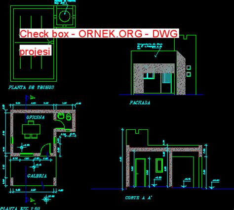 Proje Sitesi Check Box Autocad Projesi