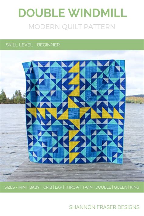 Double Windmill Quilt Pattern Pdf Shannon Fraser Designs