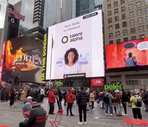 [video] talent alpha on linkedin talent alpha at times square 1
