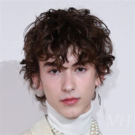 Daniel Millar Tousled Curly Hairstyle With Fringe Man For Himself