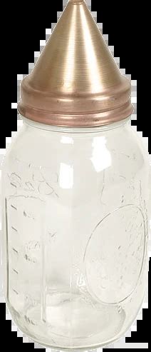 Pycnometer Top And Glass Jar Sartell Instrumentation