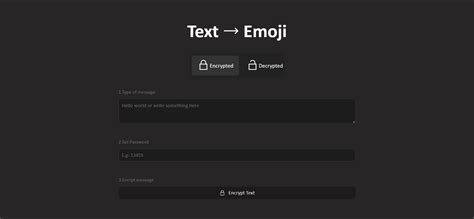 Github Hiteshdamaltext To Emoji Emojicrypt Is An Innovative Project That Combines The