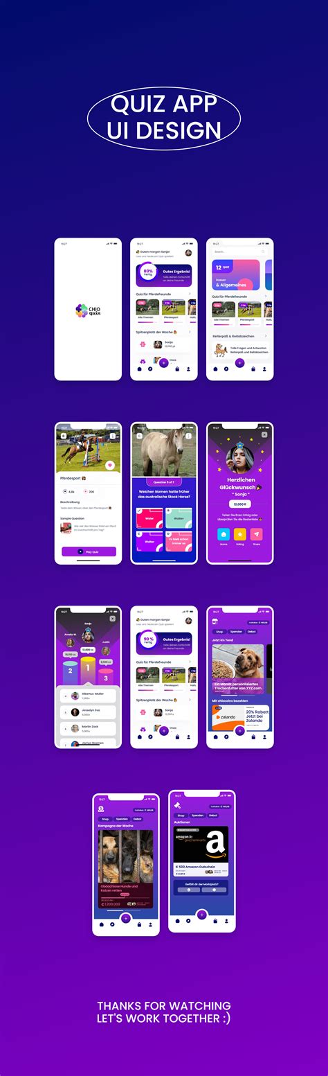 Quiz App UI Design On Behance