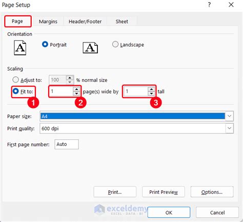 How To Fit All Columns On One Page In Excel Methods