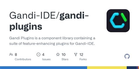 GitHub Gandi IDE Gandi Plugins Gandi Plugins Is A Component Library Containing A Suite Of