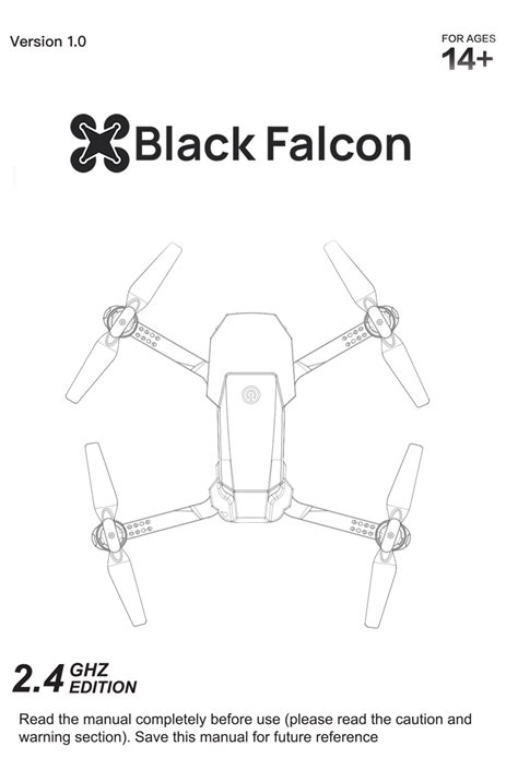 Black Falcon 4k Drone