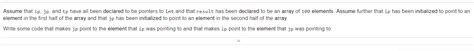 Solved Assume That Ip Jp And To Have All Been Declared To Chegg