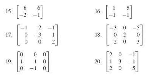 solved in exercises 13 20 a matrix a is given find if