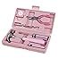 CARTMAN CM TK039 2 Pink 39 Piece Tool Set General Household Hand Tool Kit With Plastic Toolbox