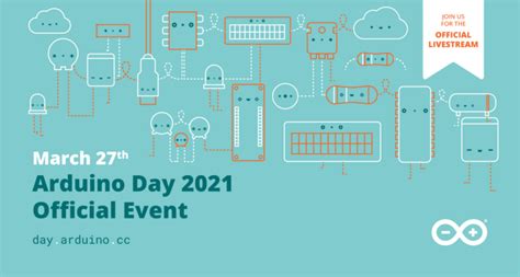 join us for the official arduino day live stream on march 27th