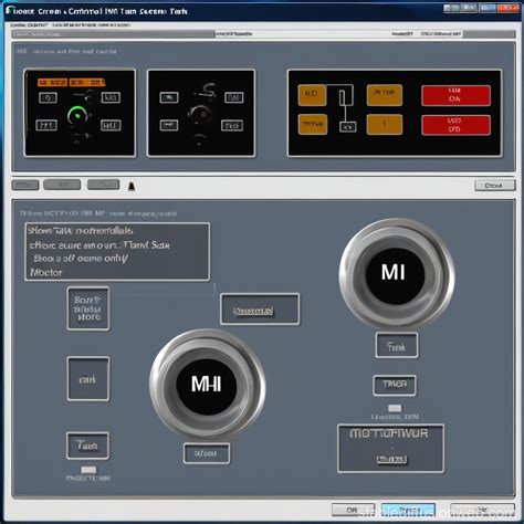 HMI Screen For Motor Control And Tank Status Stable Diffusion Online