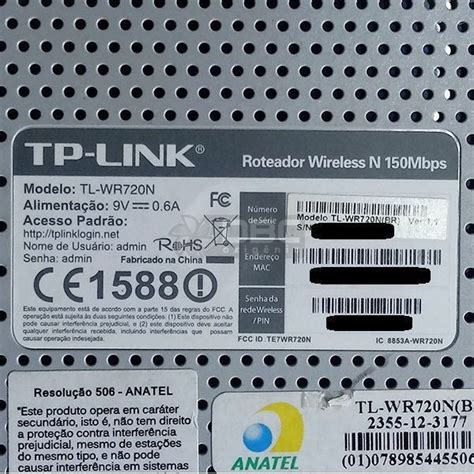 Kit 5 Roteadores TP-Link 720N usados